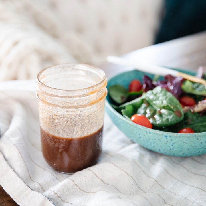 Simple Balsamic Dressing - Yummy Whole Food Recipes