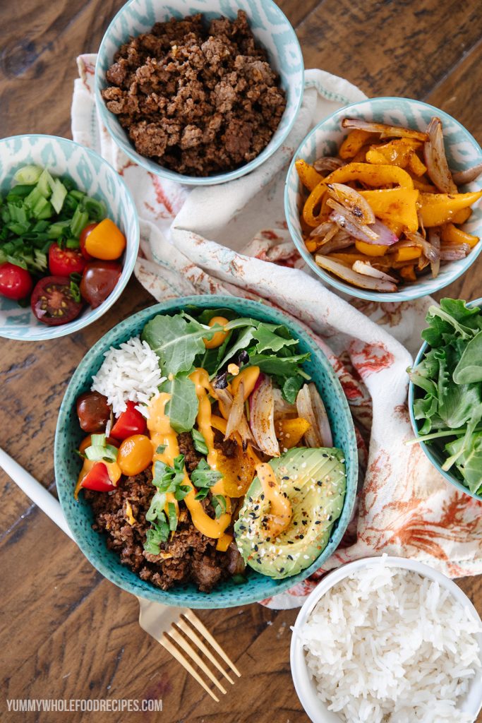 Yummy & Easy Taco Bowl - Yummy Whole Food Recipes