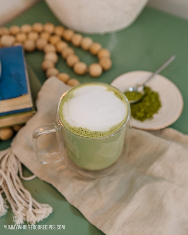 Cozy Matcha Latte - Yummy Whole Food Recipes