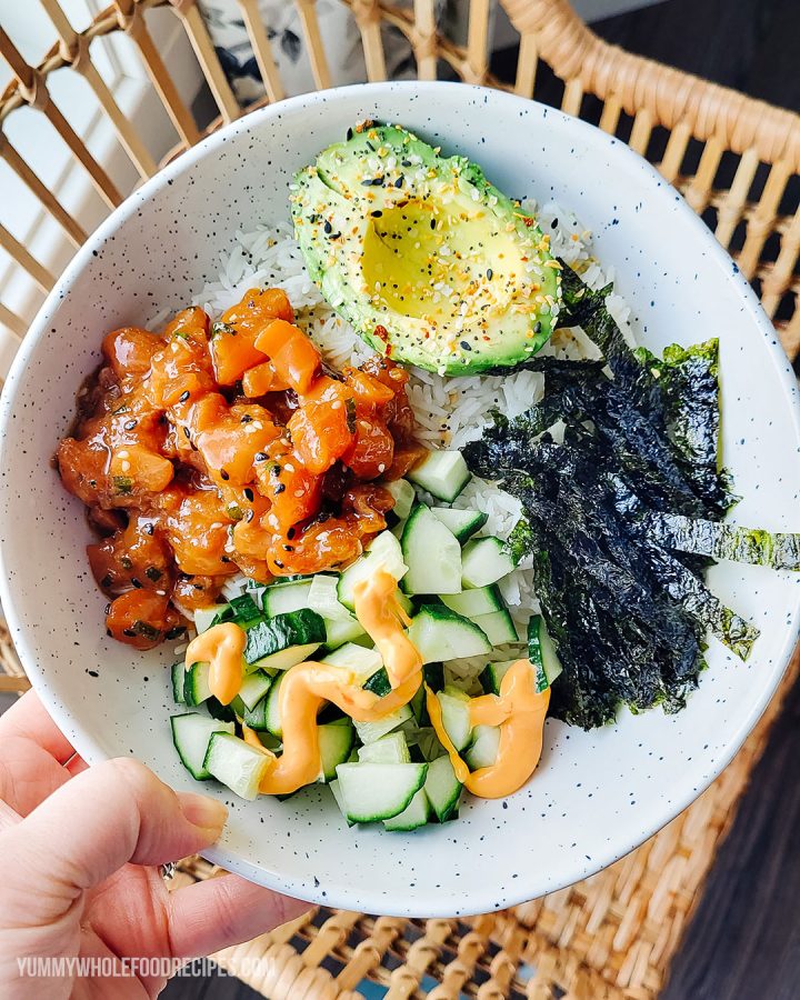 Easy Poke Bowl Recipe at Home - Yummy Whole Food Recipes