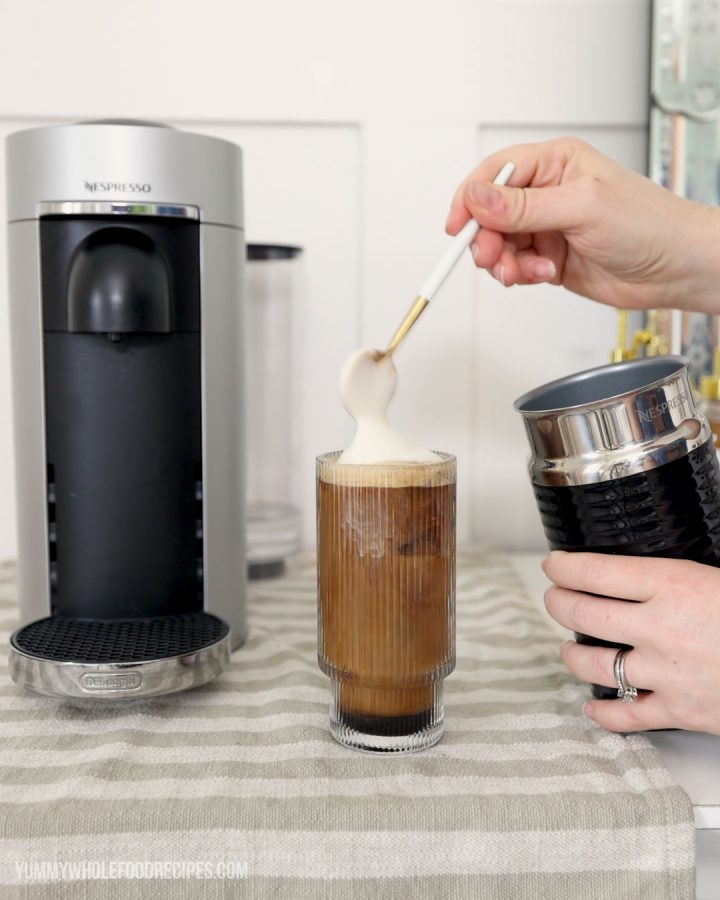How to Make Easy Iced Coffee with Nespresso Vertuo - Yummy Whole Food ...