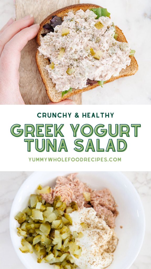 Easy Tuna Salad with Greek Yogurt Recipe - Yummy Whole Food Recipes