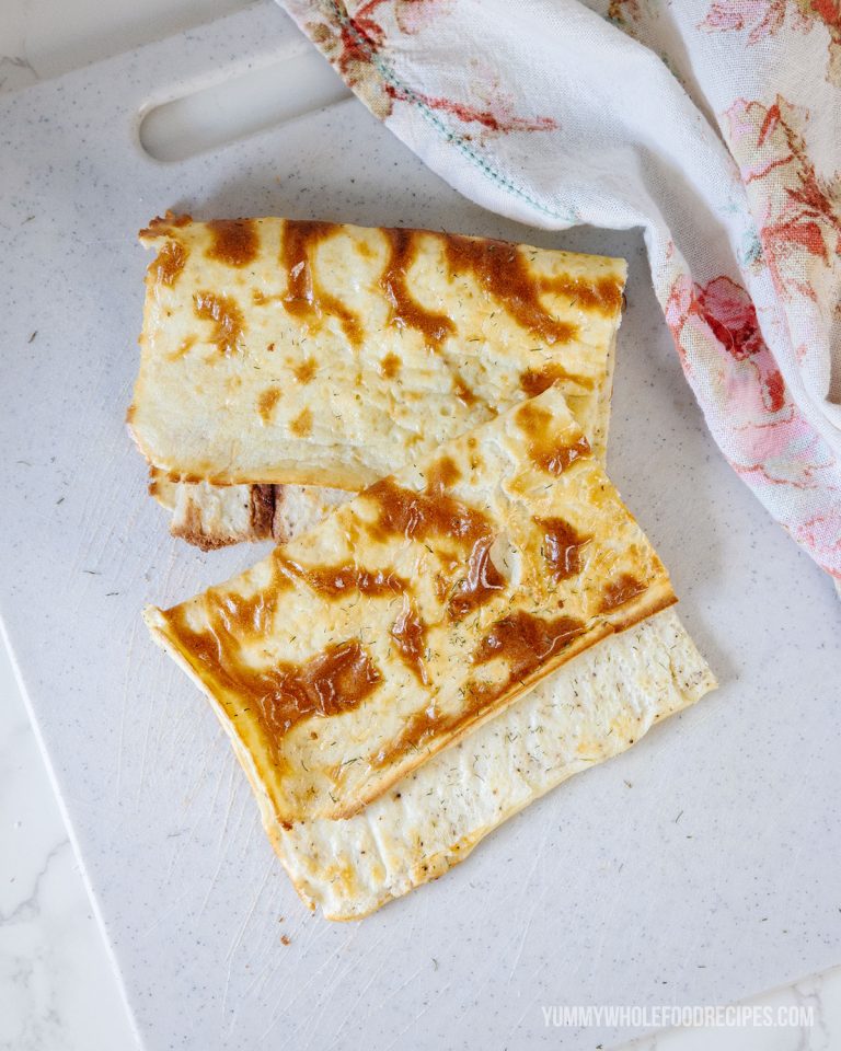 2 Ingredient Cottage Cheese Flat Bread Recipe Yummy Whole Food Recipes